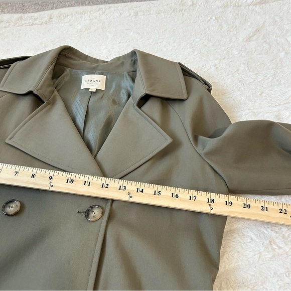 Sezane | Jackets & Coats | Sezane Scott Trench Coat Wmns Sz 36 Us 4 ...